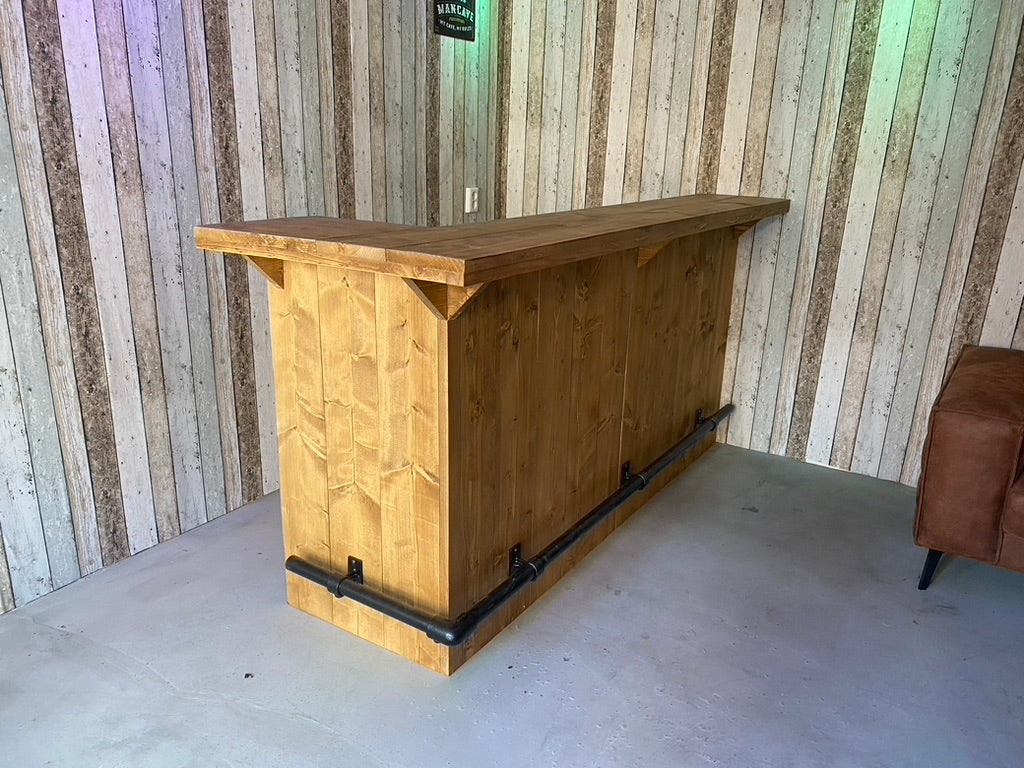 Muur-Bar Basis – Rostiquesteigerhout
